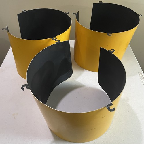 Traffic Yellow Light Visor Shields Signal Covers Lot of 3 Original ...