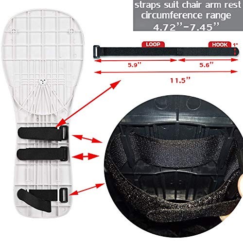 Skyzonal Home Office Computer Arm Rest Chair Armrest Mouse Pad Mat Wri ...