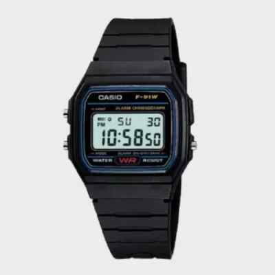 Casio W-59-1V | Classic Digital Quartz Wrist Watch, Black Resin Band ...