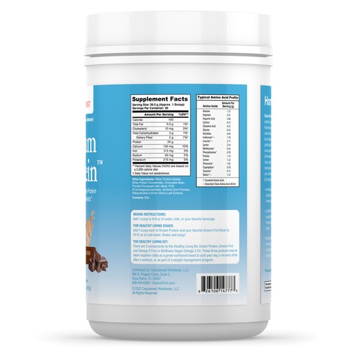 Greens First Dream Protein Powder Whey - 20g Protein Per Serving ...