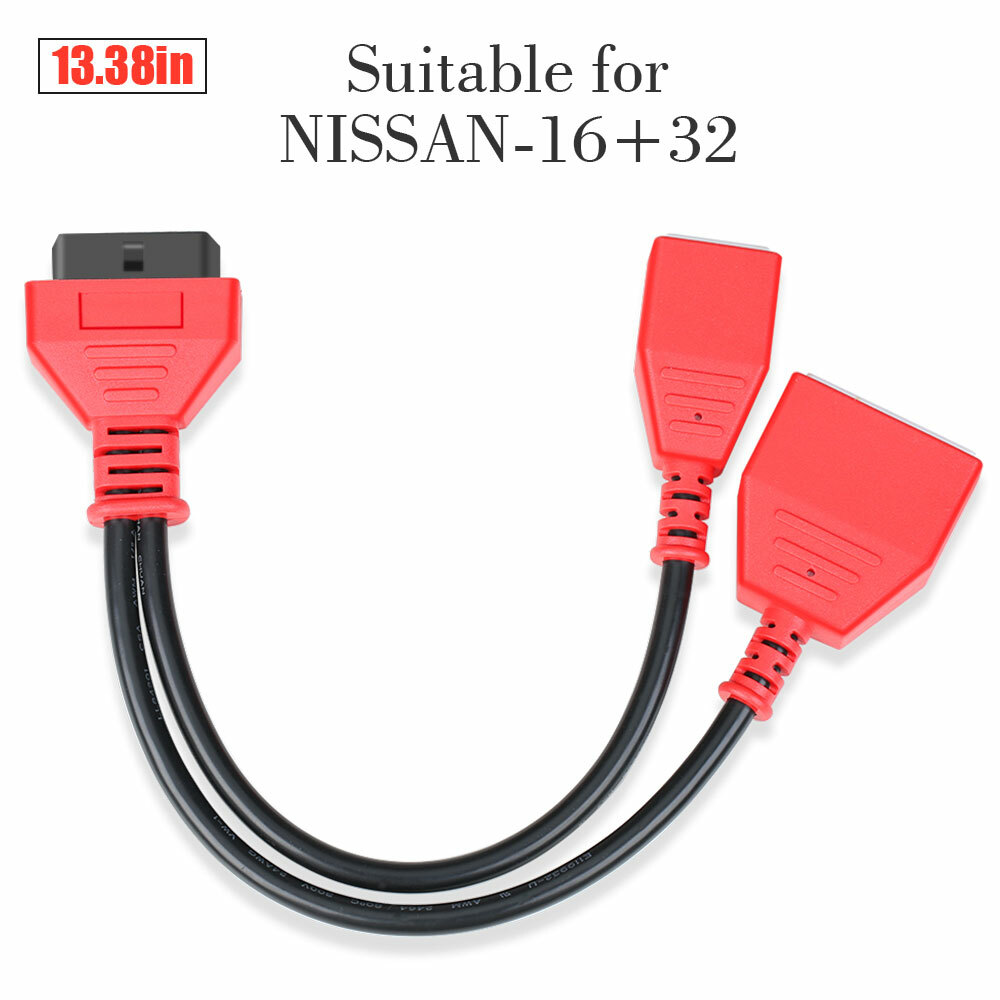 Autel Maxisys MS908 MS908P for Nissan (B18) -16+32 Pin Male To OBD2 ...
