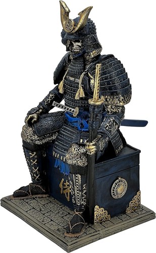 Japanese Demon Masked Samurai Undead Warrior Handmade Statue Desk Table ...