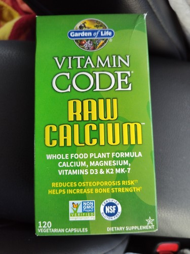 Garden of Life Raw Calcium Supplement for Women and Men - Vitamin Code ...