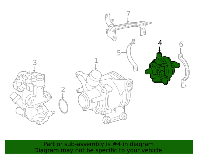Genuine Mercedes-Benz Auxiliary Pump 0005003500 for sale online | eBay