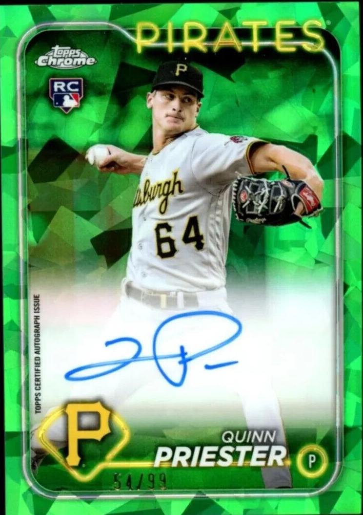 2024 Topps Chrome Sapphire Edition - Autographs Quinn Priester #CSA-QP ...