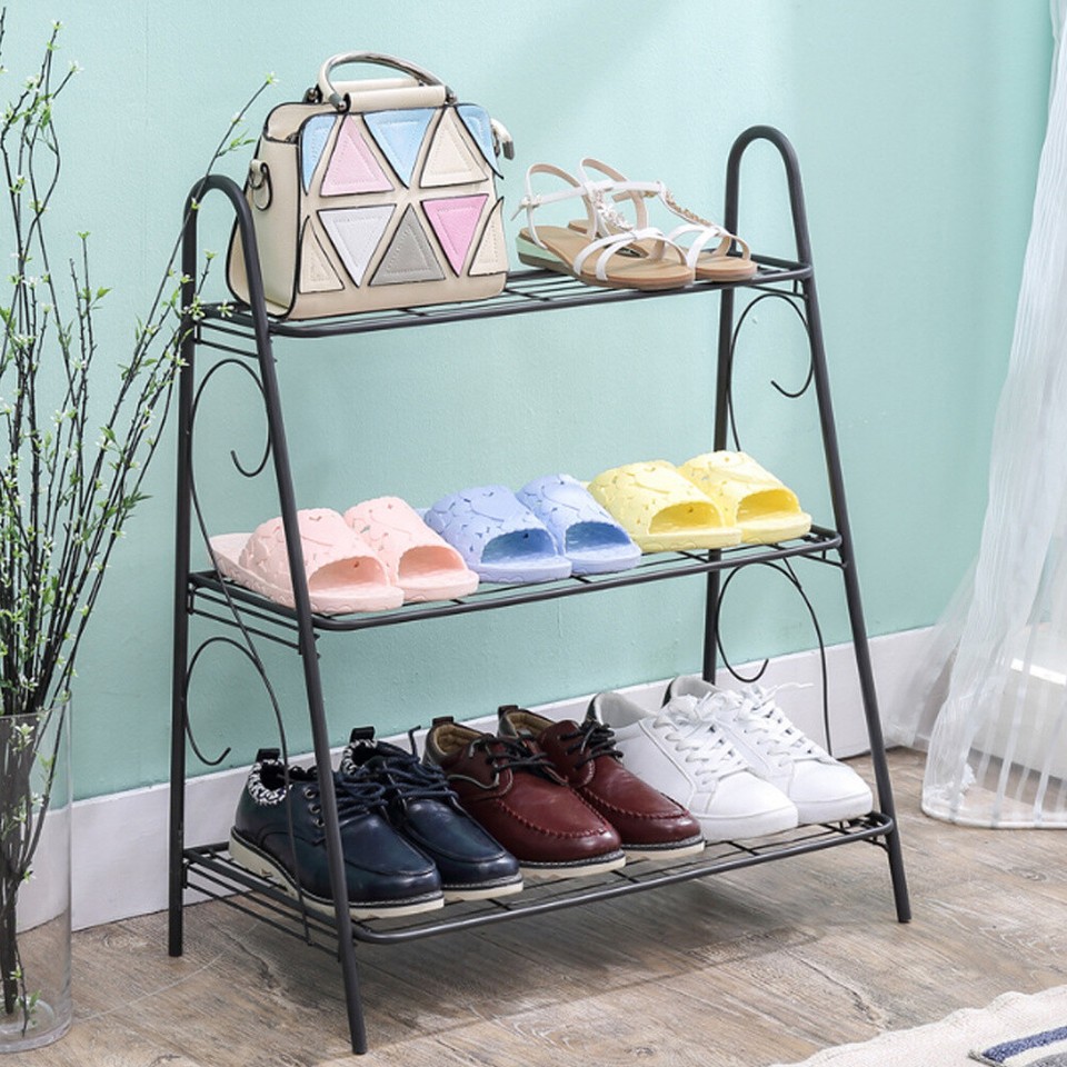 3/4/5/6/7 Tier Shoe Rack Storage Organisers Cabinet Footwear Stand ...