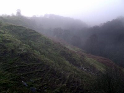 Photo 6x4 Shielhill Glen Spango/NS2374 The top of the glen, viewed from ...