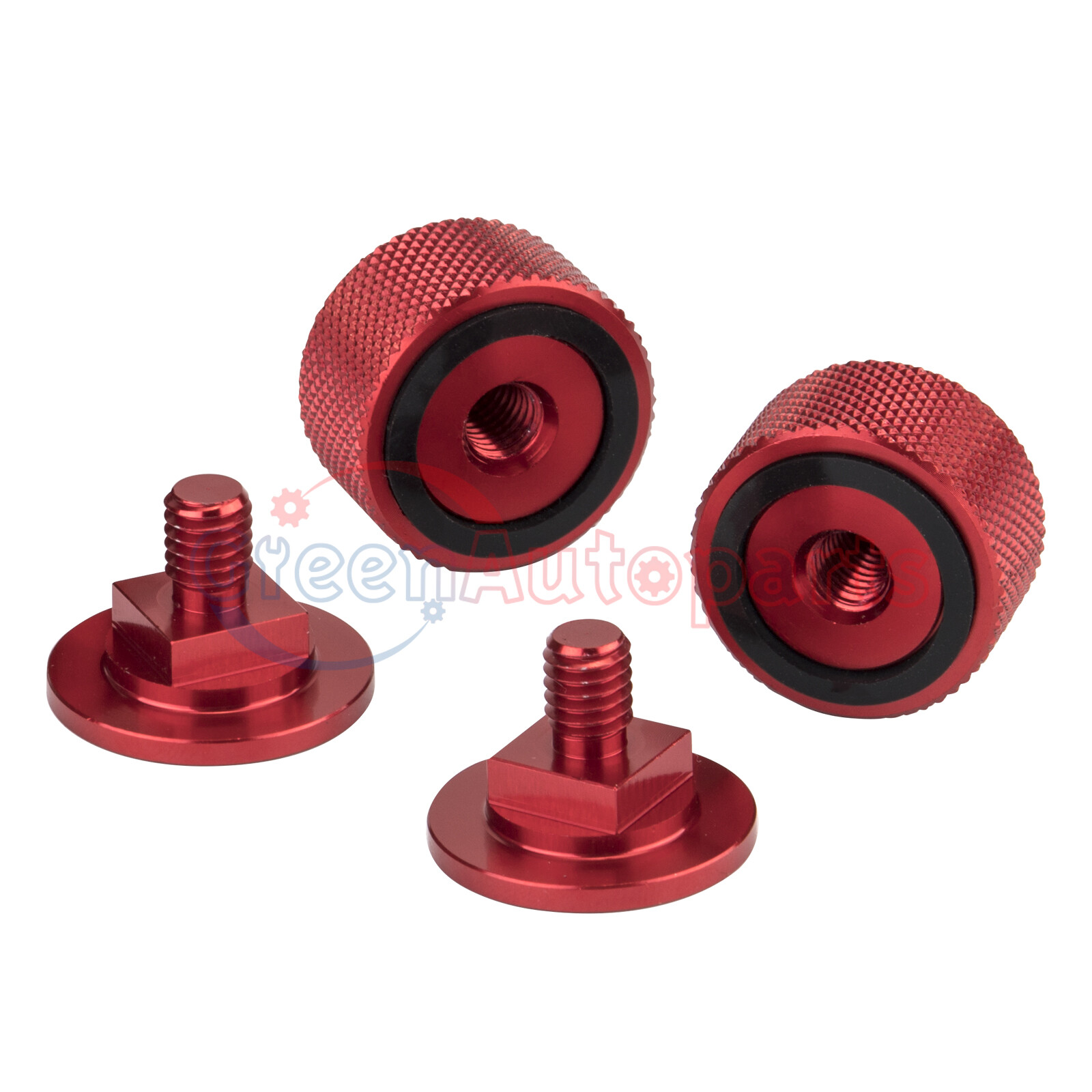 2pcs Red Aluminum Pipeliner Welding Helmet Fasteners (Round) Upgrade | eBay