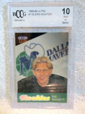 DIRK NOWITZKI 1998-99 FLEER ULTRA DRAFT ROOKIE#118 BCCG10!MAVERICKS F ...