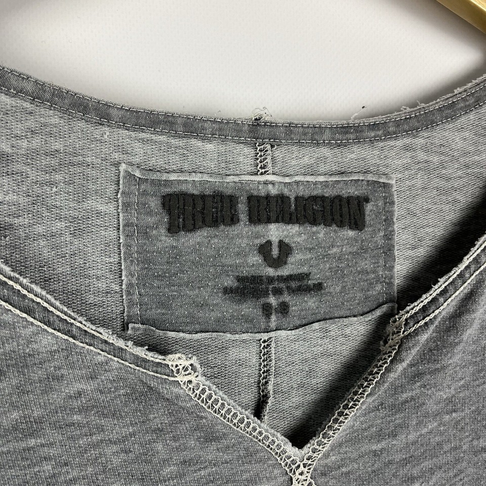 Y2K Vintage True Religion Big Logo Long Sleeve T-Shirt Men's Medium ...