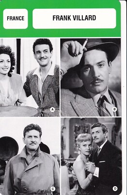 Fiche Cinéma - Acteurs - FRANK VILLARD (1942-65) | eBay