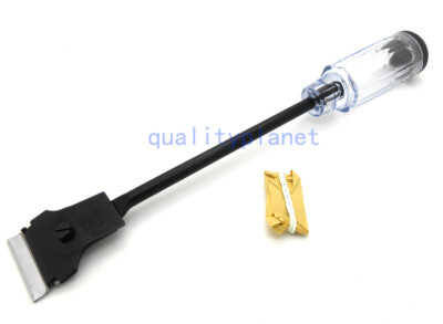 12" Long Extension Scraper Reach Handle Razor Blade Label Gasket Decal ...