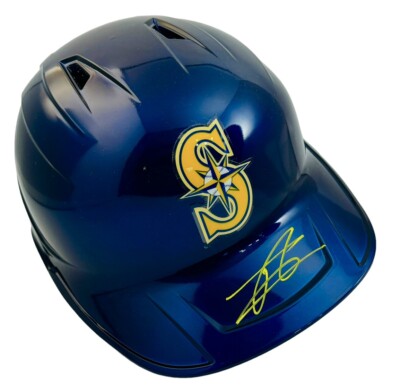 JULIO RODRIGUEZ SEATTLE MARINERS SIGNED BATTING HELMET FULL SIZE ...