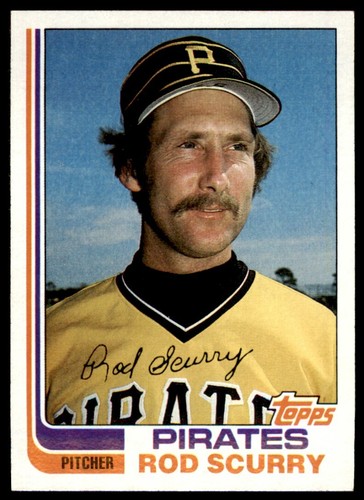 1982 TOPPS ROD SCURRY . PITTSBURGH PIRATES #207 | eBay