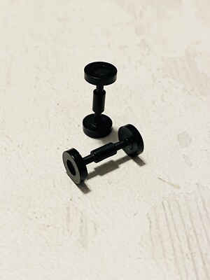 LEGO - 2496 - Wheel Skateboard / Trolley - Black x 2 | eBay UK