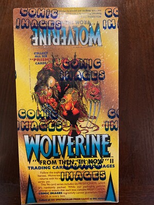 1992 COMIC IMAGES WOLVERINE TRADING CARD "FROM THEN TIL NOW" FACTORY ...