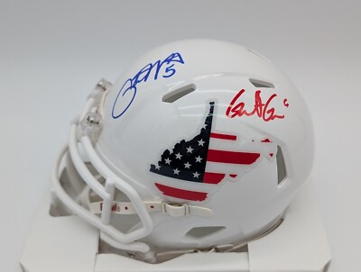Pat White Garrett Greene West Virginia Mountaineers Signed Stars ...