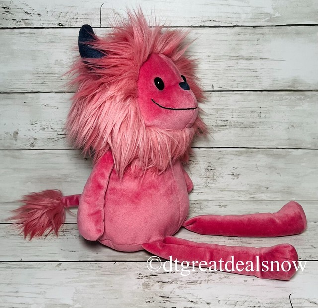 Jellycat Jinx Monster Pink Plush Stuffed Animal Lovey No tag for sale ...