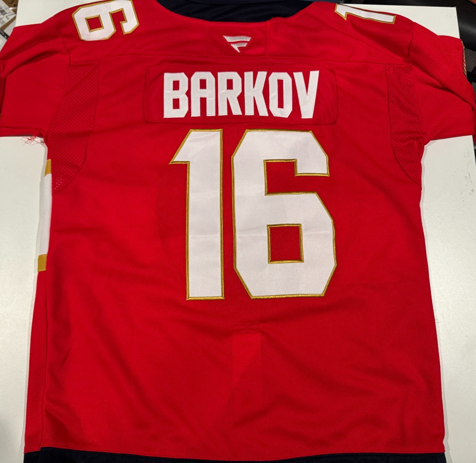 Aleksander Barkov Florida Panthers Stitched Jersey Red Stanley Cup | eBay