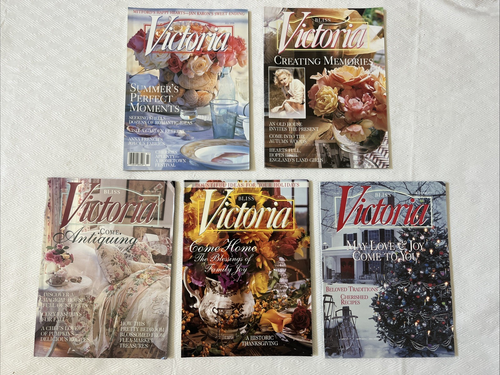 Lot Of 5 Vintage 1998 Victoria Magazines July, September-December | eBay