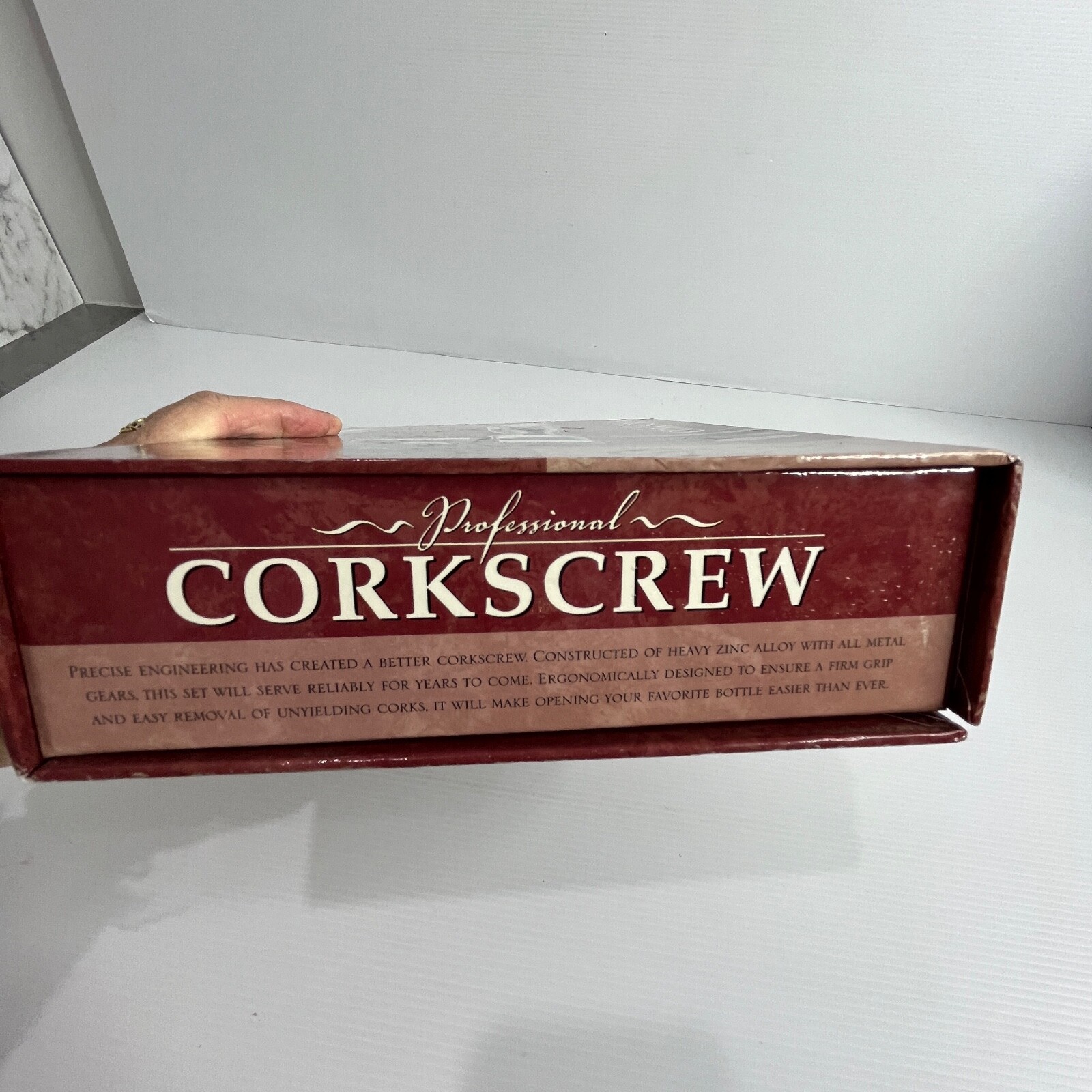 Professional Corkscrew Kit Includes Foil Cutter 2 Extra Cork Screws ...