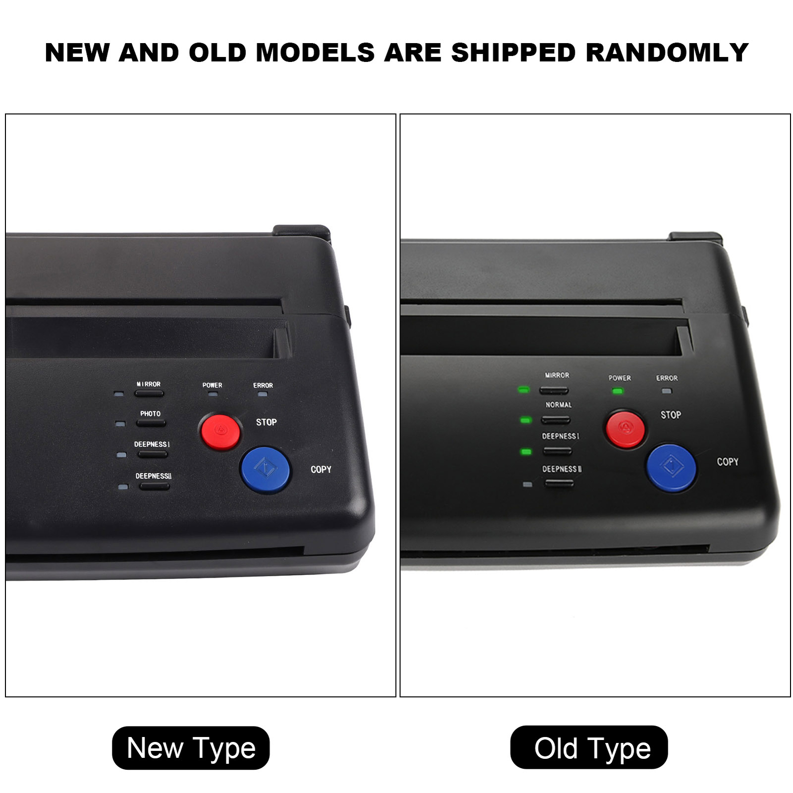 2Types A5 A4 Paper Tattoo Transfer Stencil Thermal Copier Printer ...