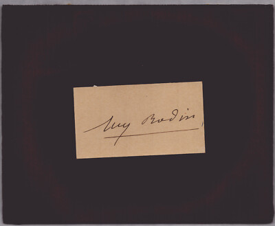 AUGUSTE RODIN - SIGNATURE(S) | eBay