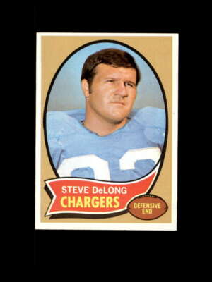 1970 Topps Football #049 Steve DeLong STARX 6.5 EX/MT+ (CS810164) | eBay