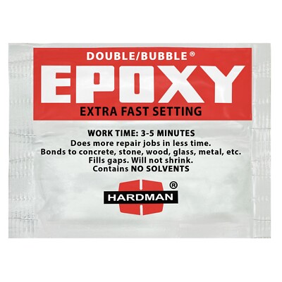 Hardman Double Bubble Red Extra Fast Setting Epoxy Adhesive - 04001 ...