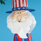 Windsock - Patriotic Uncle Sam 4th of July Outdoor Hanging Patio Porch ...