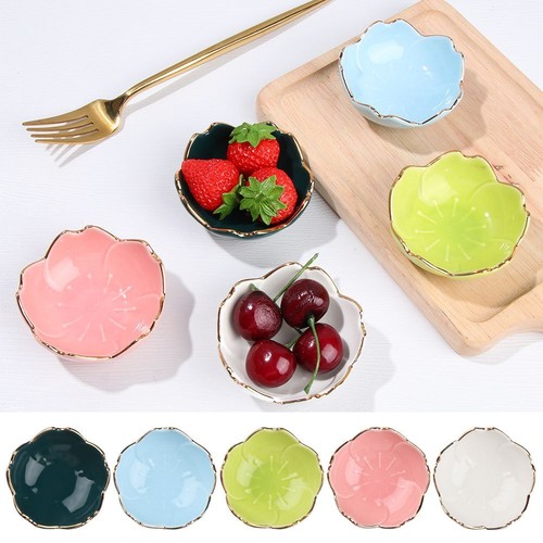 Container Ceramic Flower Dishes Ceramic Plate Seasoning Plate Oil ...