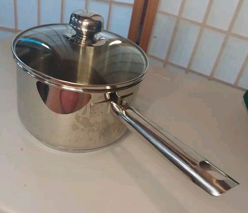 INOX BOND TIVOLI STAINLESS STEEL 7" PAN WITH LID Gourmet Quality | eBay