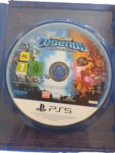 Minecraft Legends Édition Deluxe Play Station 5 PS5 Mint Disque (Disque ...