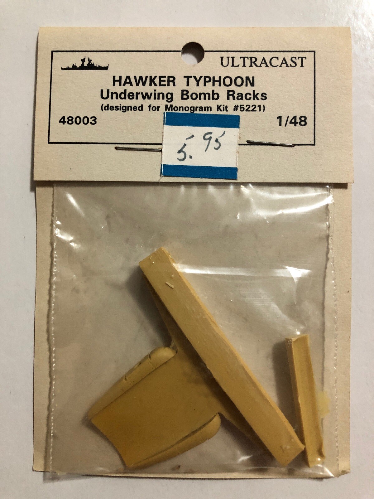 ULTRACAST 1:48 WW2 #48003 UNDERWING BOMB RACKS for Monogram Kit 5221 | eBay