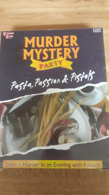 Murder Mystery Party game "Pasta, Passion & Pistols" | eBay