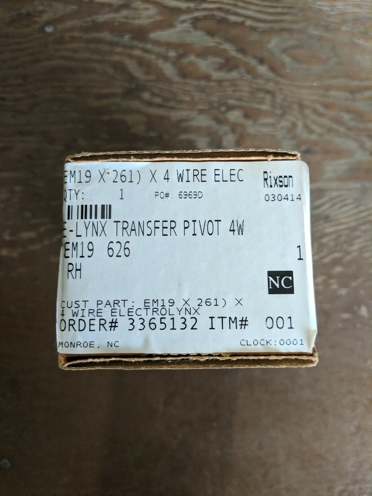 Rixson EM19 x 626 RH Electric Transfer Intermediate Pivot | eBay