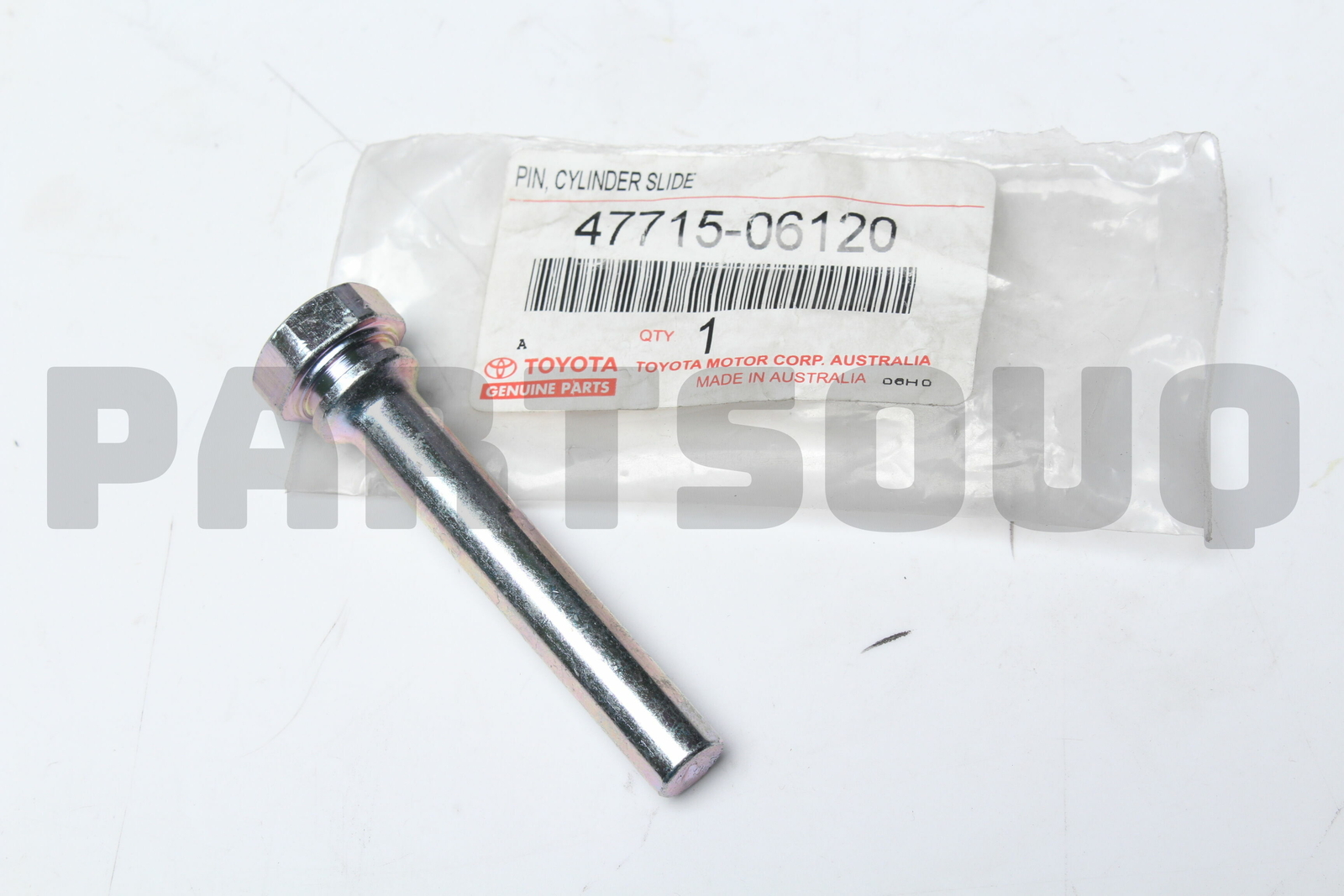 4771506120 Genuine Toyota PIN, FRONT DISC BRAKE CYLINDER SLIDE 47715 ...