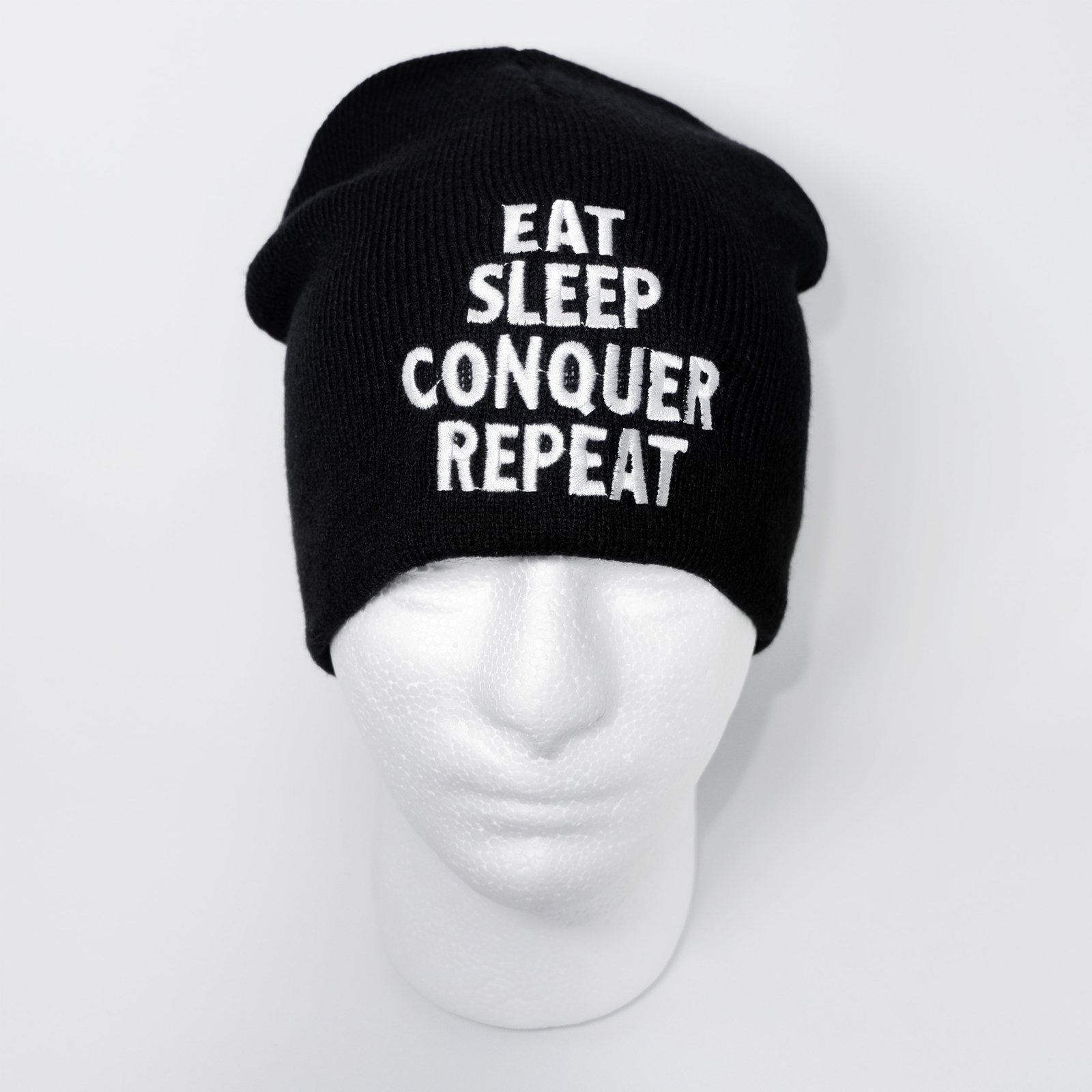 Brock Lesnar Eat Sleep Conquer Repeat Embroidered Beanie Cap Hat | eBay