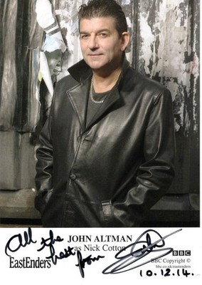 John Altman Autograph - EastEnders - Quadrophenia - Signed 6x4 Cast ...