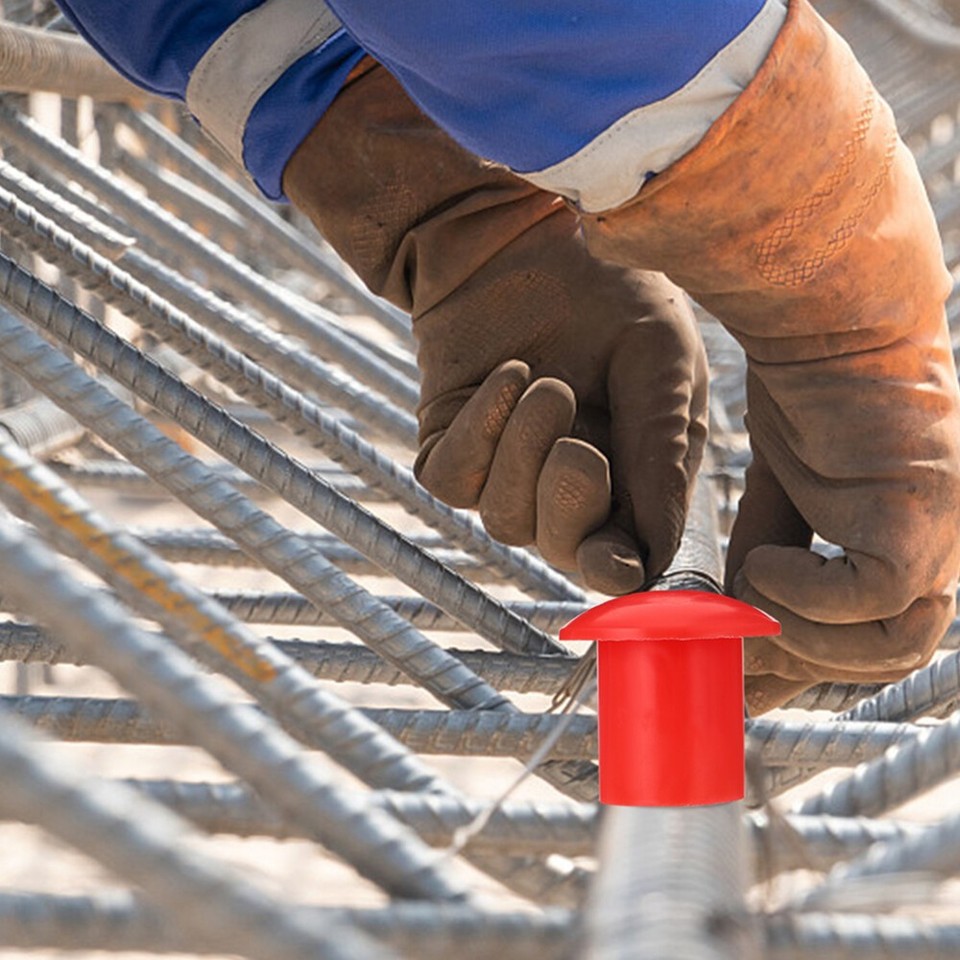 60Pcs Rebar Safety Caps Plastic Rebar Caps Protector for Construction ...