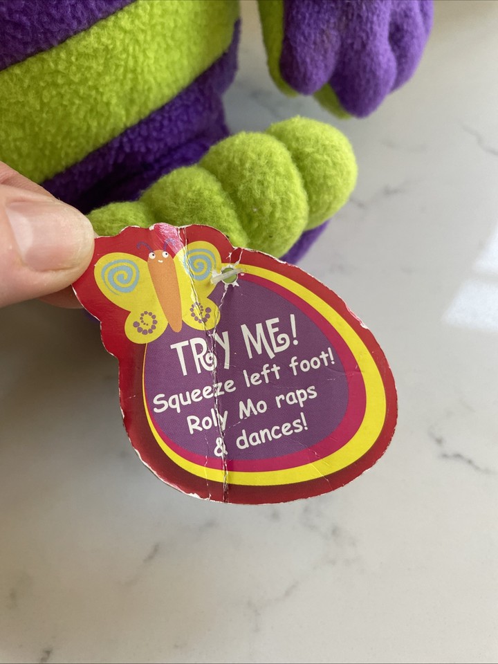 Fisher Price Fimbles Roly Mo Rap & Dance Animated Talking Soft Toy 2005 ...