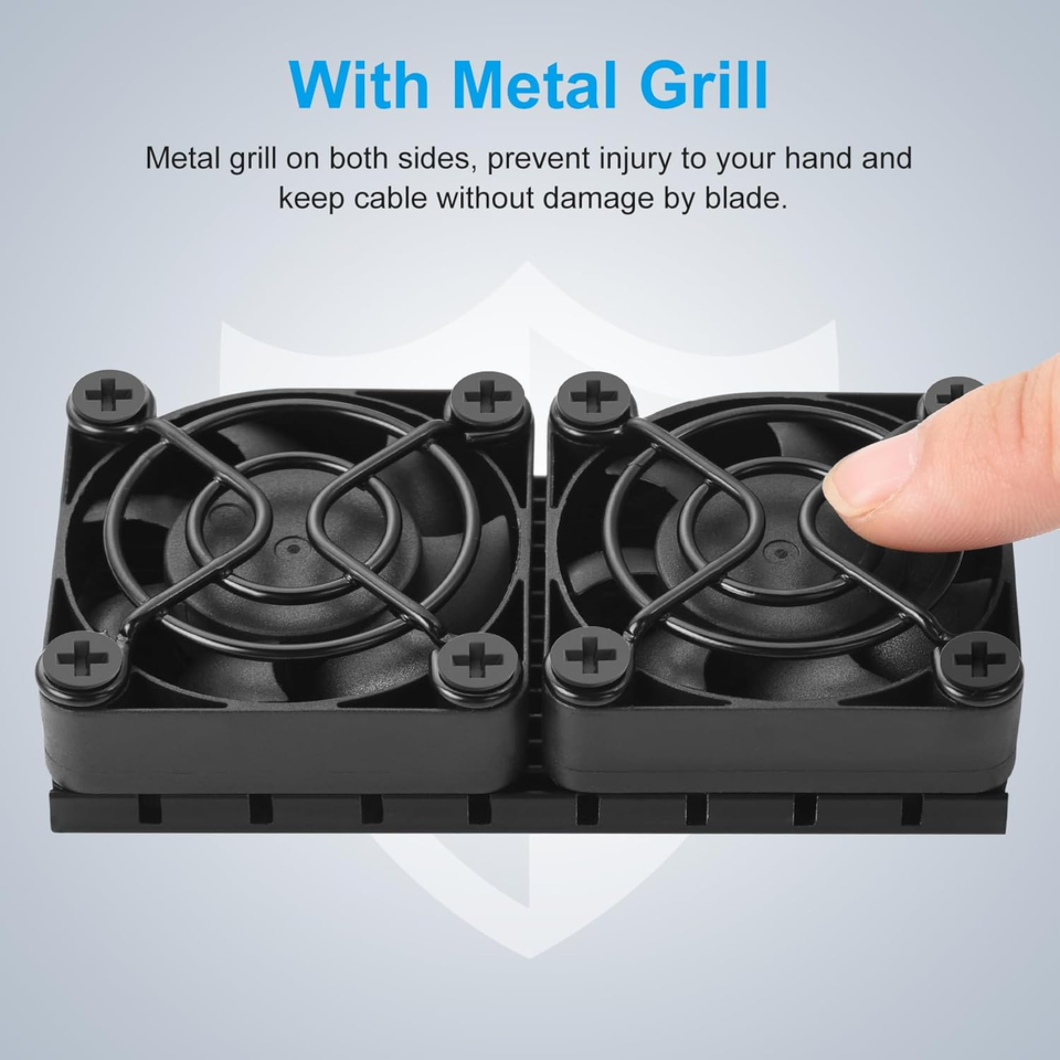 ELUTENG Computer Fan USB 40Mm Dual Row 2 in 1 USB PC Fans with 3 ...