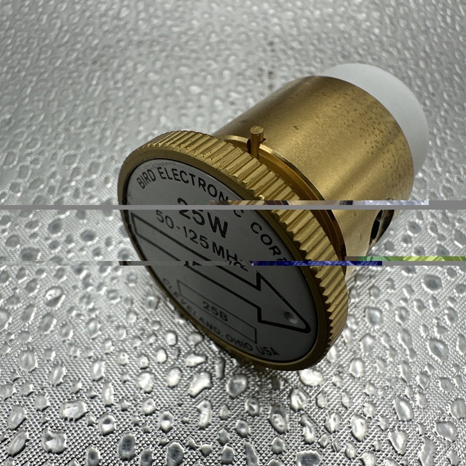 Bird 43 Thruline WattMeter Element 25W 25B 50-125MHz | eBay