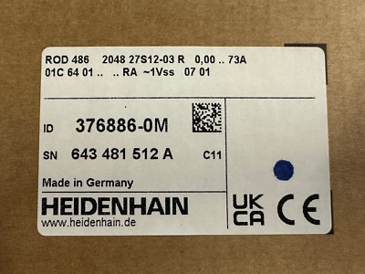 HEIDENHAIN ROD 486 2048 encoder ID# 295466-0M & ID# 376886-0M new in ...