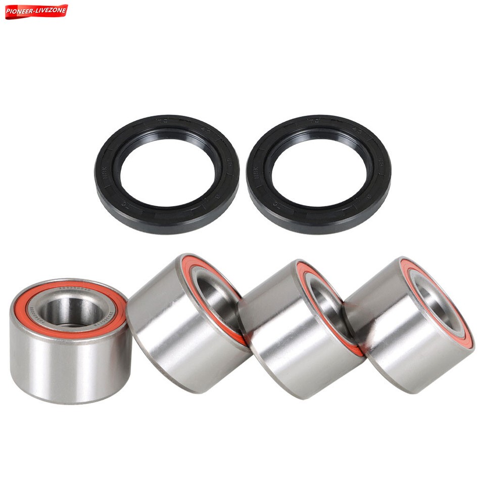 Four Wheel Bearings & Seals For 2013-2015 Maverick 1000 #293350040 ...