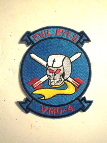 US NAVY VMO-4 EVIL EYES PATCH | eBay