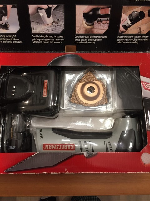 Sears Craftsman Nextec Cordless 12v Lithium-ion Oscillating Multi Tool ...