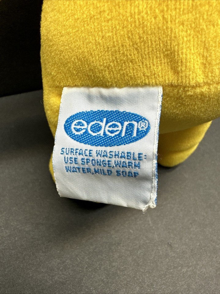 Eden Teletubbies Laa Laa Yellow 8” Plush Flocked Face Vintage 1998 | eBay