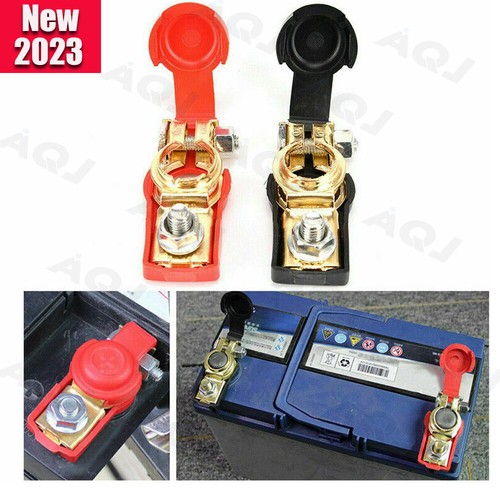 Car Battery Terminal Connectors 2PCS Quick Release Disconnect Positive ...