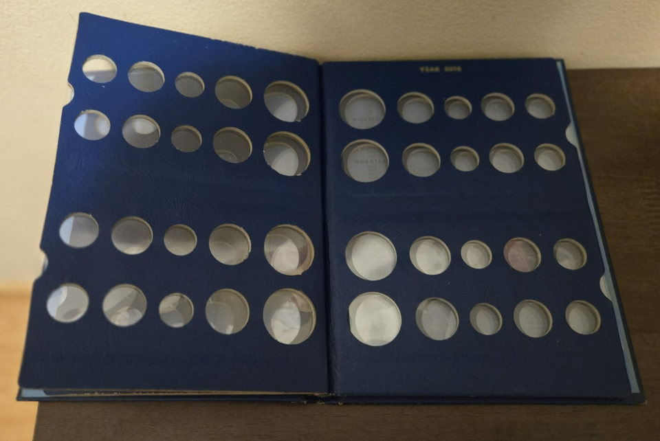Whitman Year Sets - Vintage Coin Album #9432 - Holds 8 sets of 5 Coins ...
